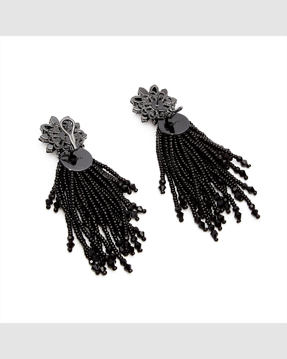 Black Instinct Drop Earrings - Earrings | Mimco